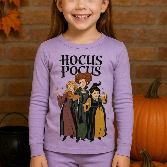 Disney | Pajamas | Disney Hocus Pocus 2 Lavender Long Sleeve Tee Youth ...